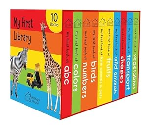 Amazon.com: Baby Einstein - My First Library Board Book Block 12-Book ...