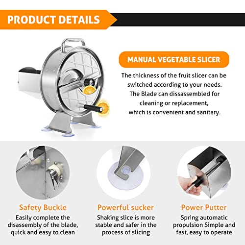 Snapklik.com : Commercial Slicer Machine Manual Vegetable Fruit Slicer ...