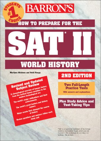 Amazon.com: How to Prepare for the SAT II World History (BARRON'S HOW ...