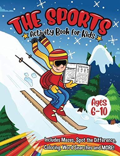 The Sports Activity Book for Kids: A Creative Sports Workbook with Word ...