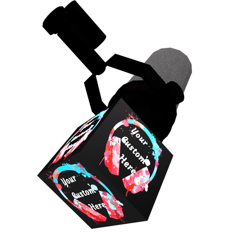 Amazon.com: Custom microphone logo box for SM7B SM7Bd mic flag ...