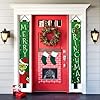 Amazon.com : colorlife December's porch sign, Christmas winter holiday ...