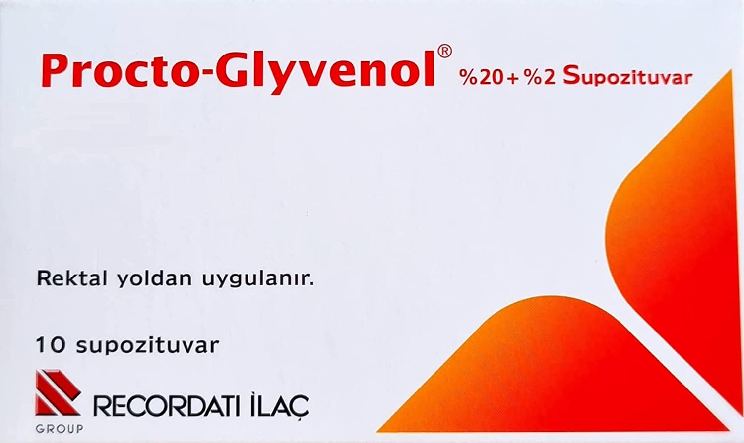Procto Glyvenol 10 Suppositories Tablet For Hemorrhoid Treat Pain And ...