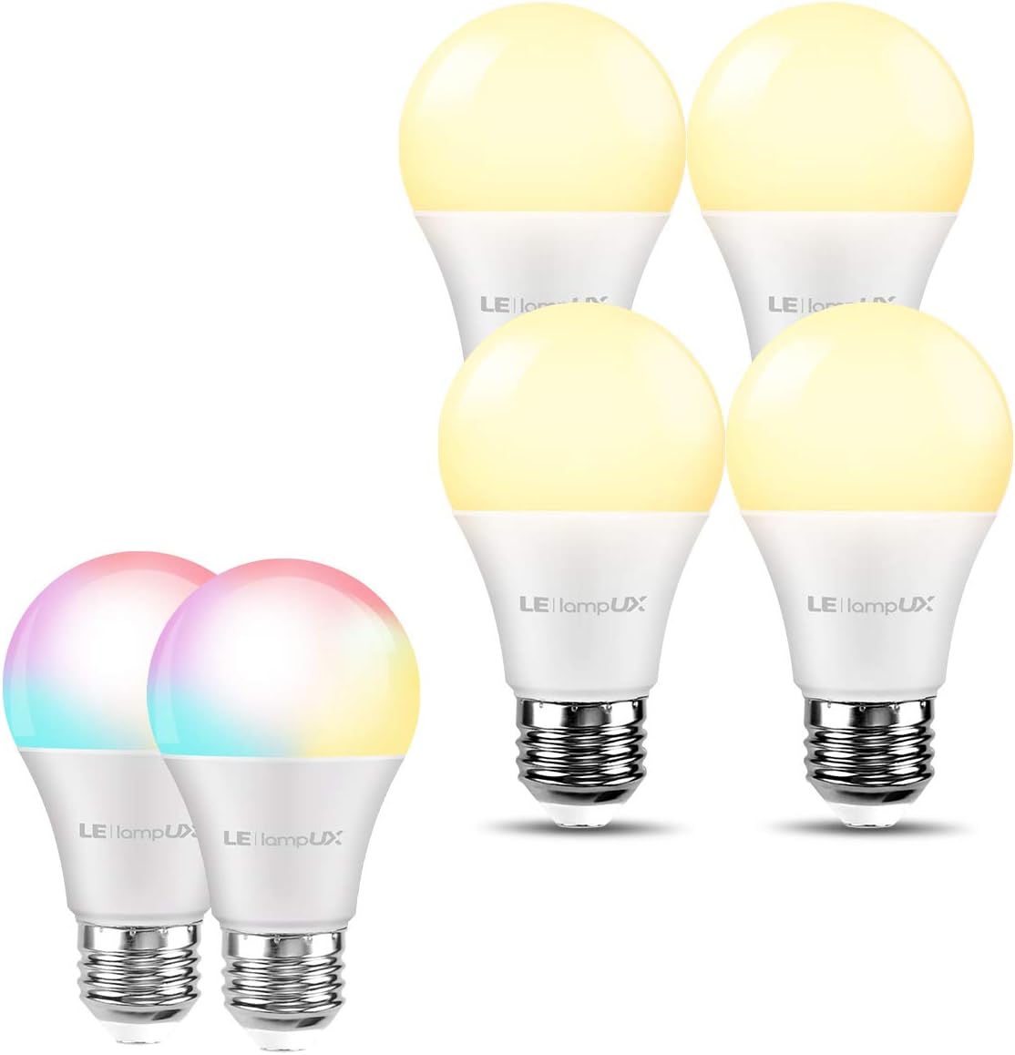 Bundle – 2 Items: Smart LED Light Bulbs, Compatible with Alexa & Google ...