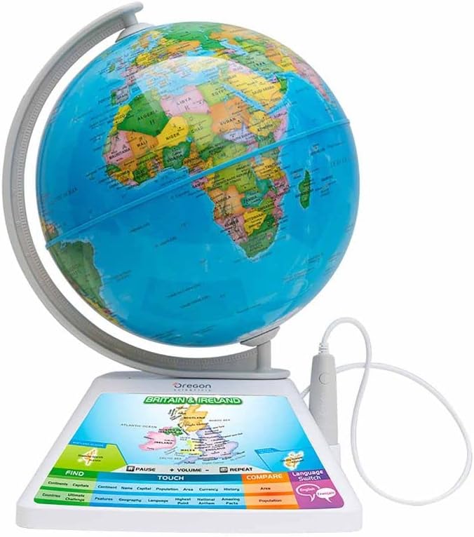 Amazon.com: Oregon Scientific Smart Globe Adventure SG268R ...