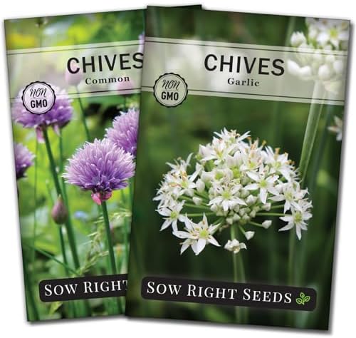 Amazon.com : Sow Right Seeds - Chives Seed Collection for Planting ...