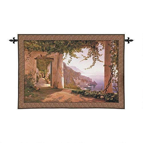 Buy Design Toscano Amalfi Dai Cappuccini Landscape Wall Tapestry ...
