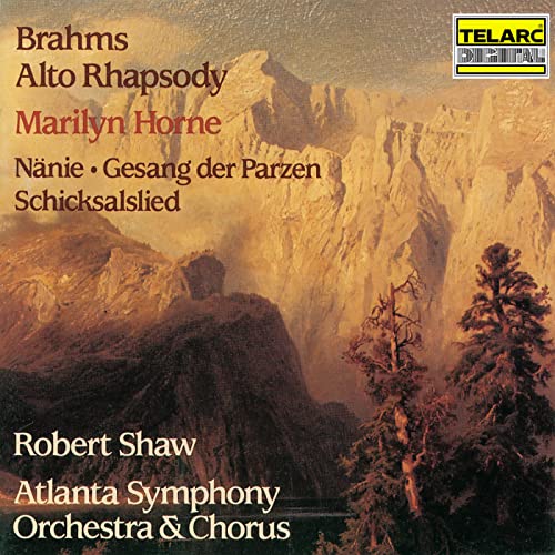 Play Brahms: Alto Rhapsody, Op. 53 & Other Works by Robert Shaw ...