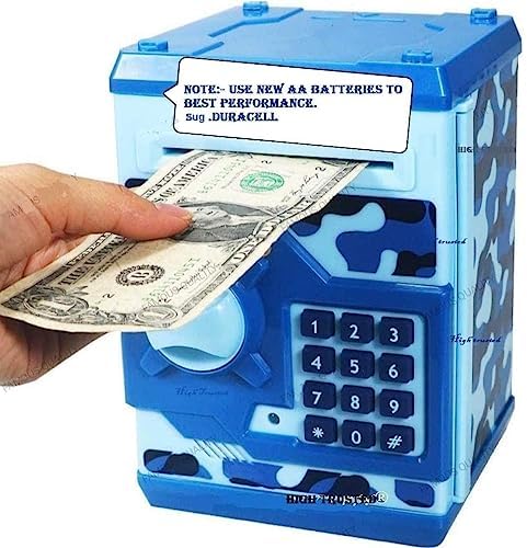 Buy Toyshine Money Safe Kids with Finger Print Sensor Piggy Savings ...