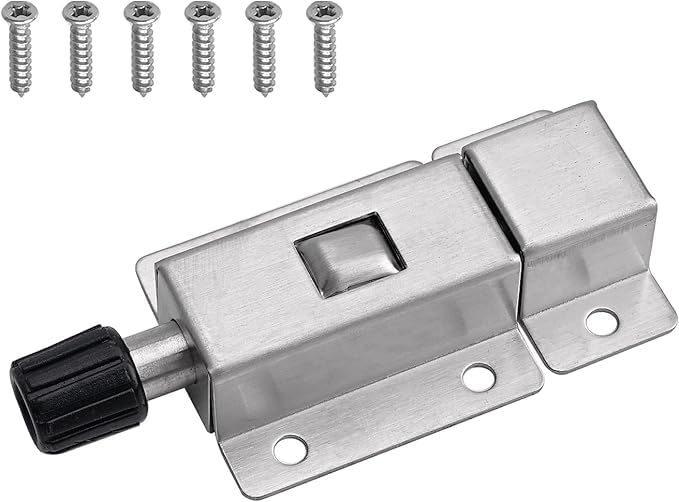 Shrux Spring Door Lock Slide Door Lock Bolt Latch Safety Automatic ...