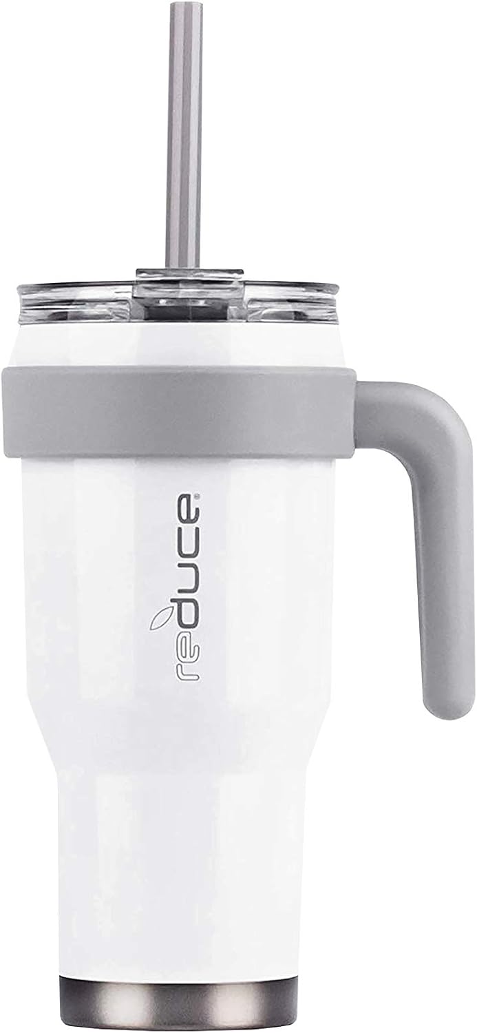 Amazon.com: Reduce Tumbler – 24oz COLD 1 Mug With Lid, Straw and Handle ...