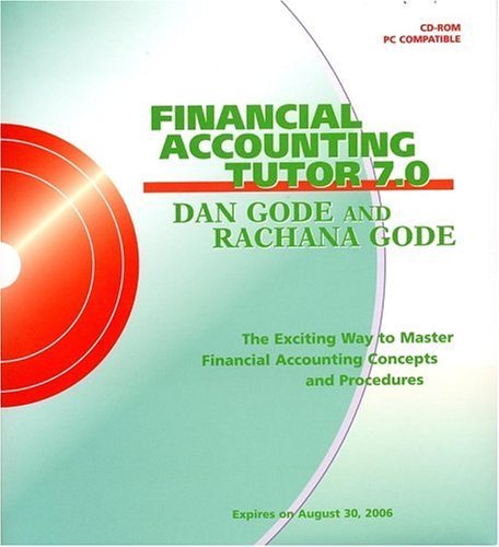 Financial Accounting Tutor (FAcT) 7.0 Software: Gode, Dhananjay K ...