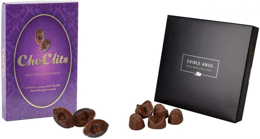 Edible Anus Chocolate Clits Naughty Candy : Amazon.co.uk: Grocery