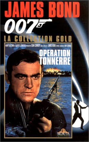 James bond : operation tonnerre [VHS] : Sean Connery, Claudine Auger ...