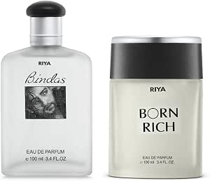 Riya Bindass And Born Rich Perfume, Combo Of 2, 100Ml. Each : Buy ...