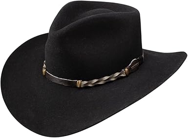 Stetson Drifter Black 4X Felt Cowboy Hat at Amazon Men’s Clothing store