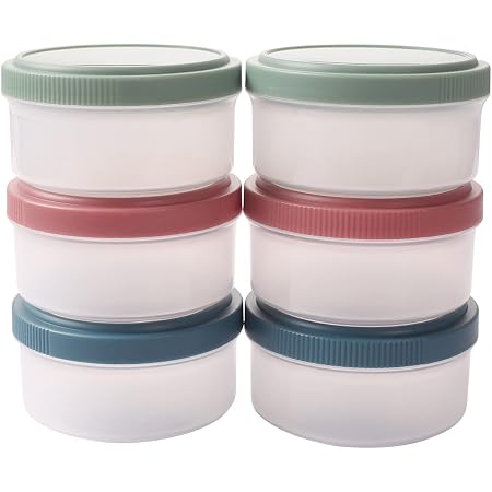 Amazon.com: Timiuu Leakproof Condiment Containers with Lids | 6 Pack 2. ...