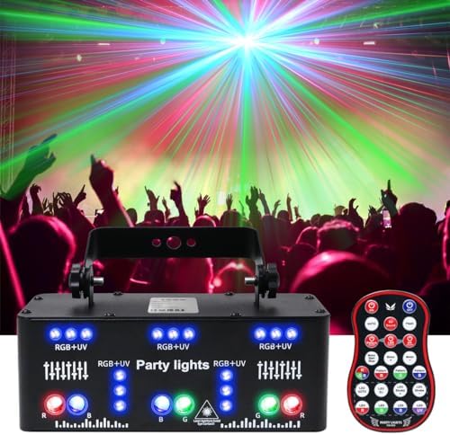 Amazon.com: Upgraded 21 Lens Party Light Dj Disco Lights,Pro 3 in 1 DMX ...