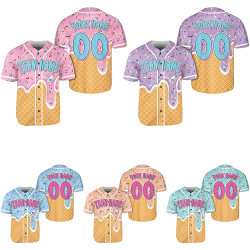 Amazon.com: Custom Team Name Number Drip Baseball Jersey, Baseball Mama ...