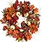 Amazon.com: Jobflower Fall Wreaths for Front Door,24 Inch Orange ...