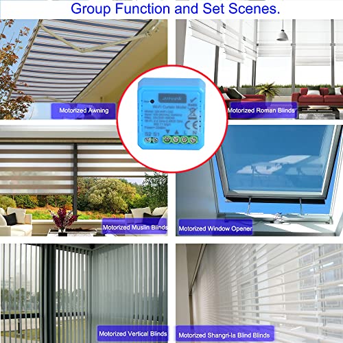 anvek Interrupteur volets roulants WiFi, module de commande minuterie ...