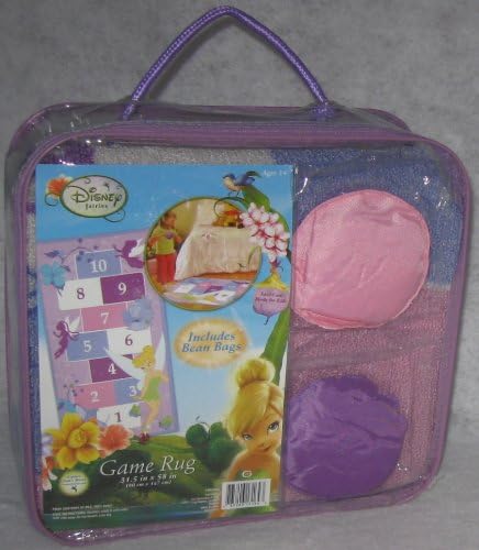Tinkerbell Hopscotch Game Rug with 2 Bean Bags : Amazon.co.uk: Home ...