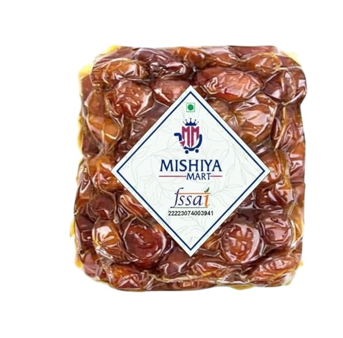 MISHIYA MART Seedless Dates | Arabian Dates | Khajur | Khajoor Without ...