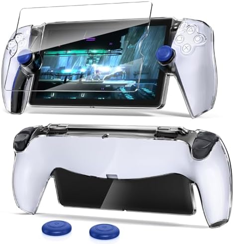 Amazon.com: [Upgraded Protective Case+Screen Protector] for PlayStation ...