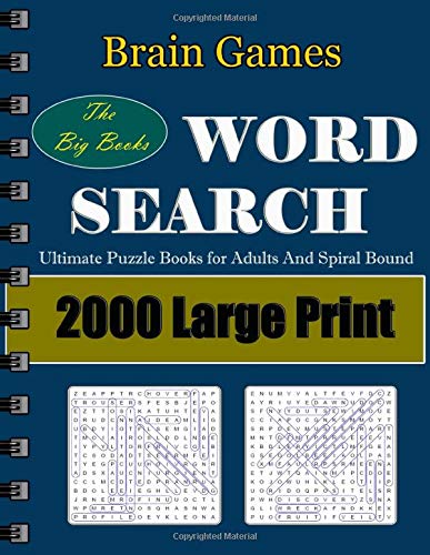 Brain Games WORD SEARCH: The Big Books Ultimate Puzzle Books for Adults ...