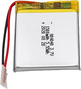 Amazon.com: HRYHWASE Lithium Polymer Battery 3.7V 1500mAh 804040 Lipo ...