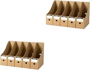 Amazon.com: Desktop File Magazine Desktop File Stand Vertical Desk Organizer Office Document ...
