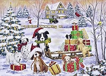 Amazon.com: Furry Festivities Deluxe Boxed Holiday Cards (20 cards, 21 ...