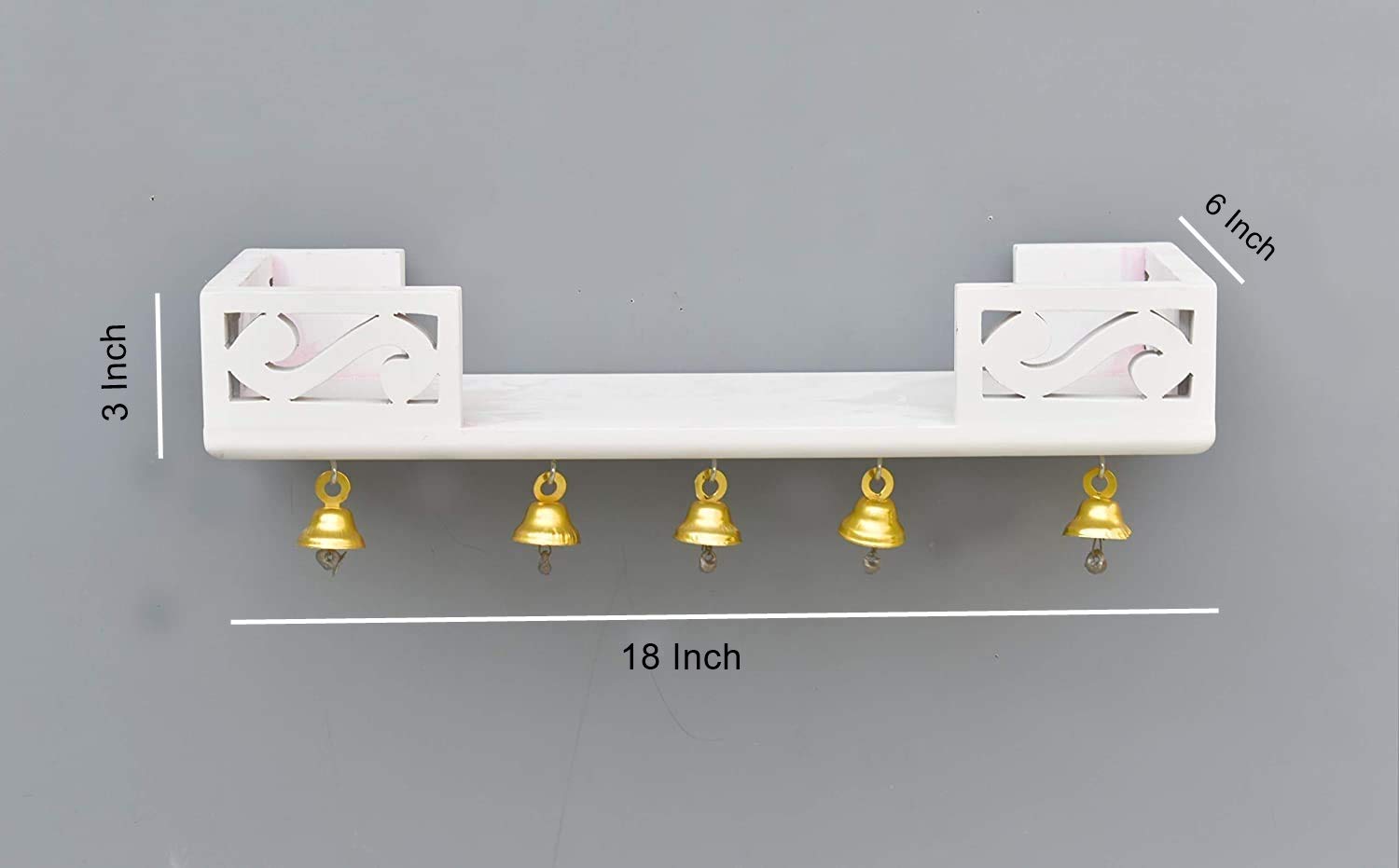 DecorDen Wooden Wall Mount Temple For Home,Wooden Home Temple/Wall ...