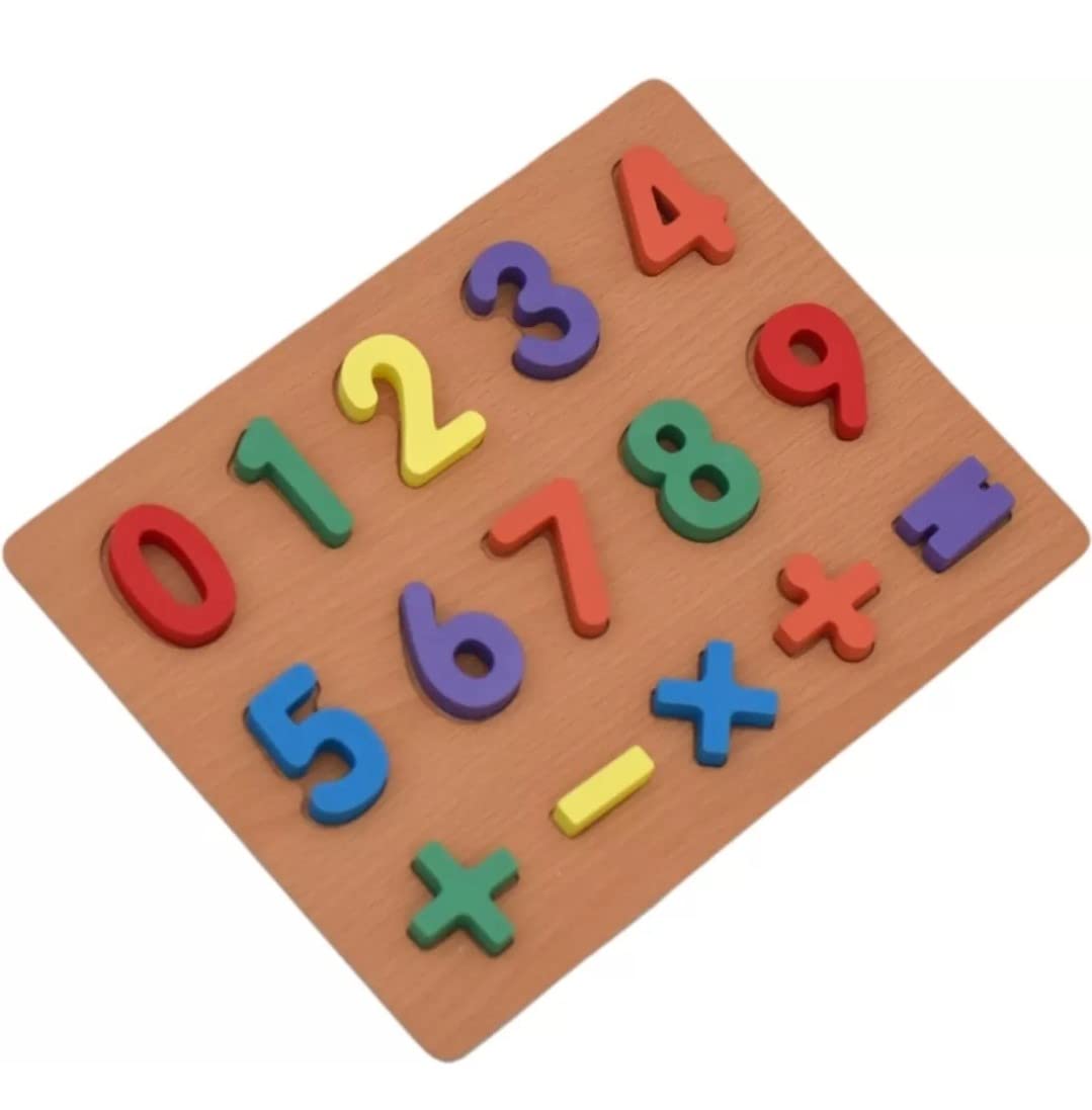 WOODEN BOARD ALPHABET & NUMBERS - COMBO PACK - FOR KIDS : Amazon.in ...