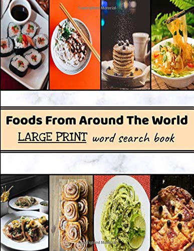 Foods From Around The World Large Print Word Search Book | Desertcart Kenya