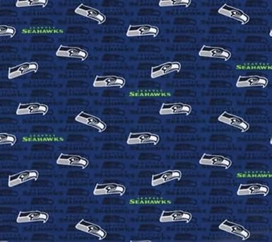 Amazon.com: Seattle Seahawks Cotton Fabric - NFL Team Logo Cotton ...