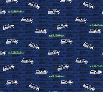 Amazon.com: Seattle Seahawks Cotton Fabric - NFL Team Logo Cotton ...