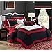 Amazon.com: Chic Home Ritz 20 Piece Comforter Set Color Block Bed in a ...