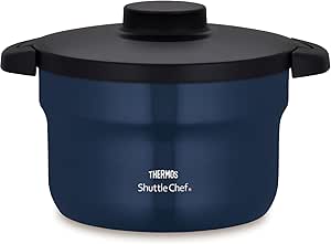 Amazon｜サーモス 真空保温調理器 シャトルシェフ 2.8L (3~5人用) ネイビー セラプロテクトコート KBJ-3002 NYY｜保温調理鍋 オンライン通販