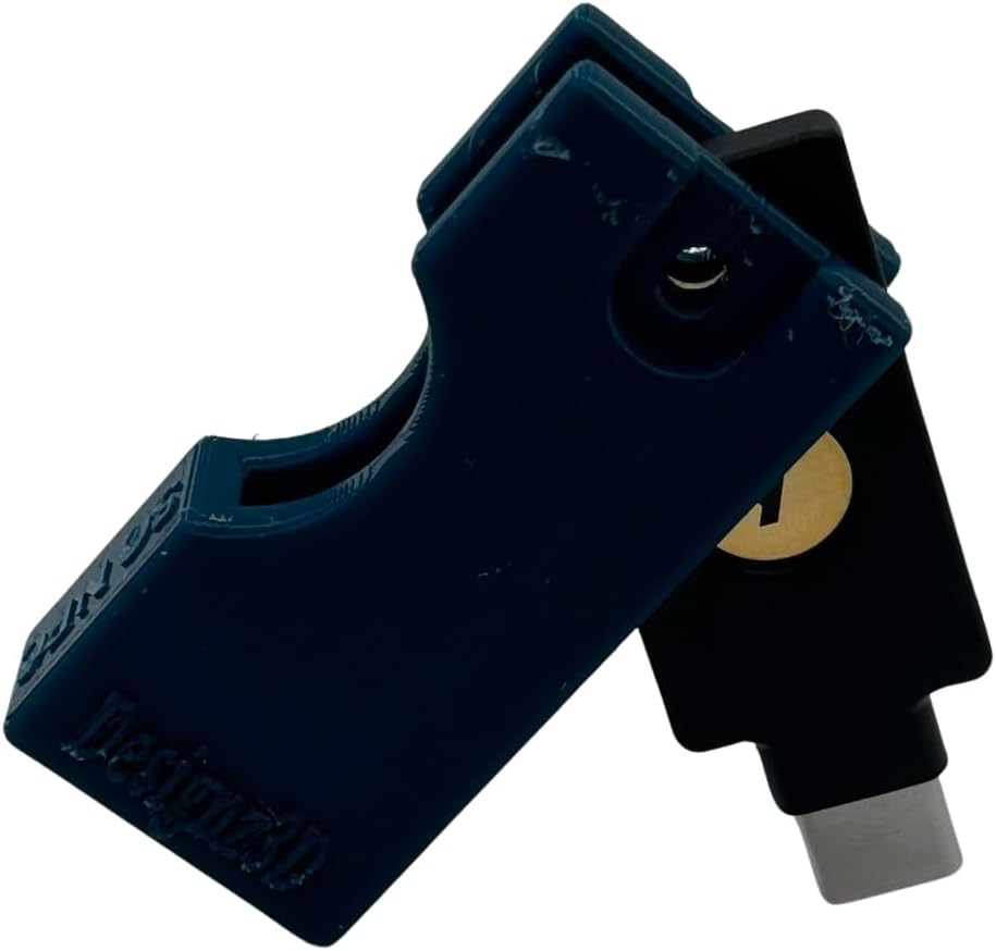 Amazon.com: Designz3D Yubikey Protector Flip Case Keychain Holder (Dark ...