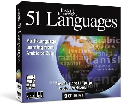Amazon.com: Instant Immersion 51 Languages - 3 CD-ROMs. Alabian, Arabic (Egyptian), Brazilian ...