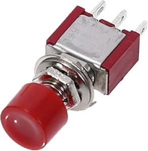 Amazon.com: Push Button Switch 5Pcs 3Pin C-NO-NC 6mm Mini Momentary ...