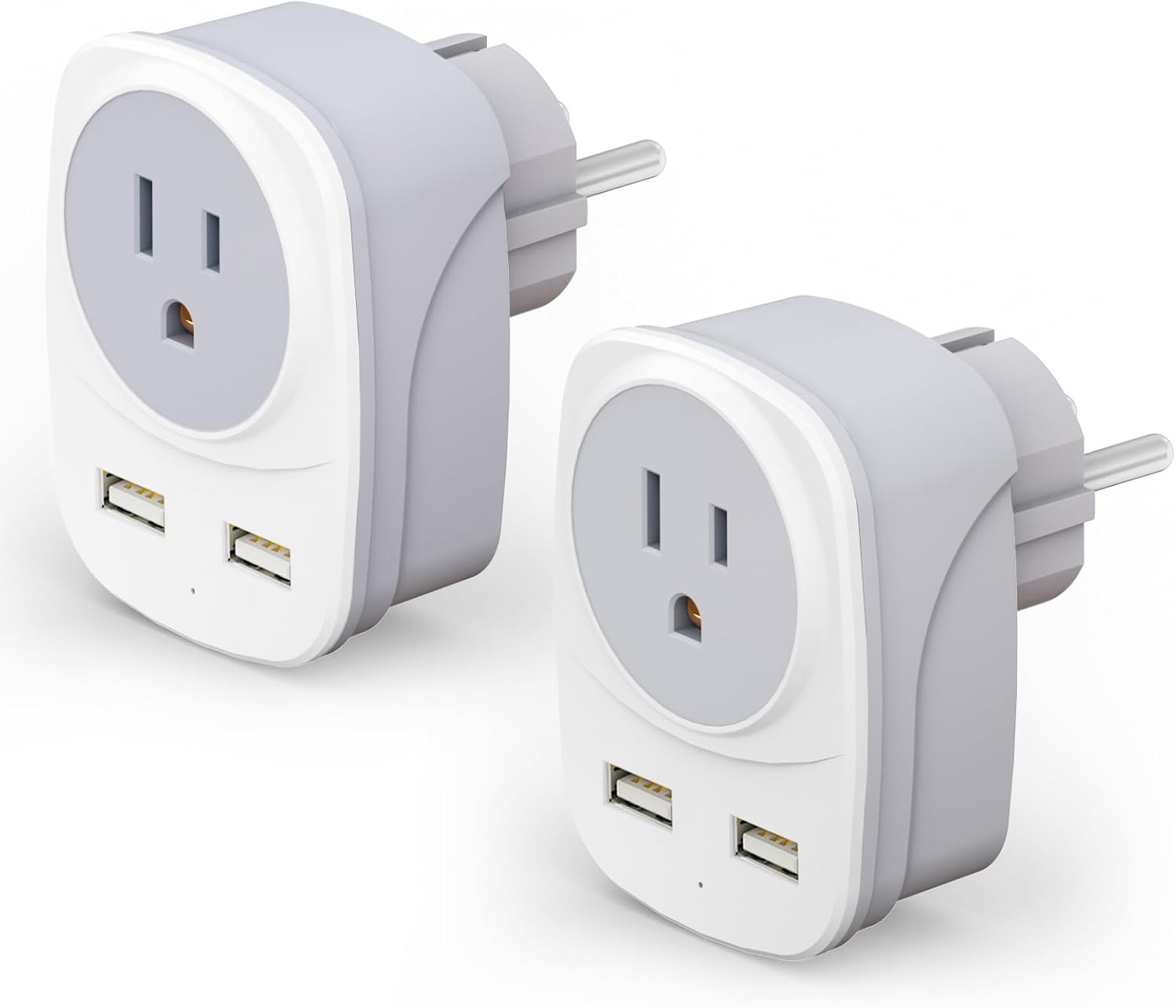 2 Pack Type E/F Travel Power Plug Adapter Review