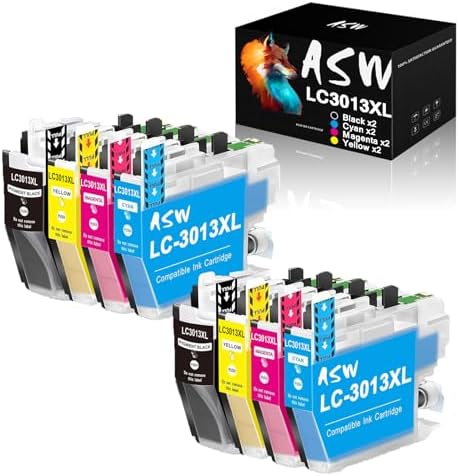 Amazon.com: LC3013XL LC3013 Ink Cartridges BK/C/M/Y High Yield 8Pack ...