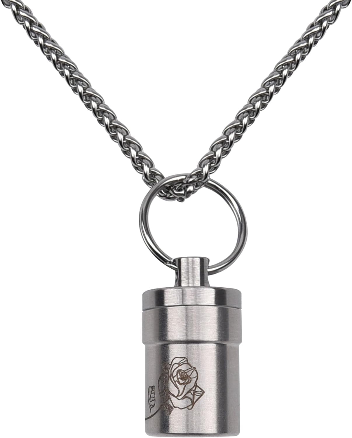 Amazon.com: aiGear Stainless Steel Mini Pill Fob with Keychain ...