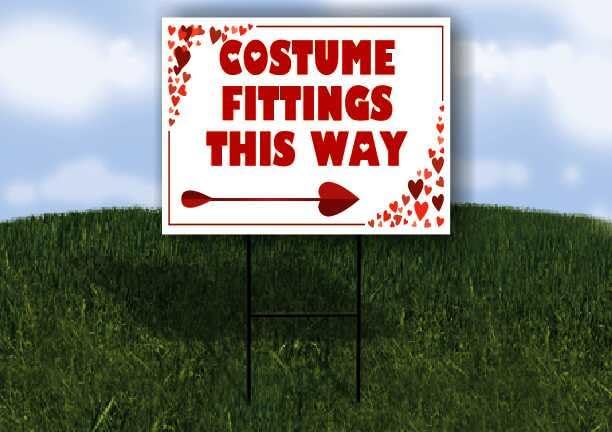 Amazon.com : Costume Fittings This Way Red Frame With Hearts Right ...