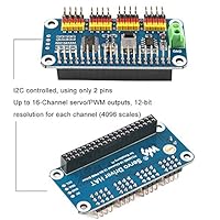 Amazon.in: Buy MakerFocus PWM Servo Motor Driver IIC Module 16 Channel PWM Outputs 12 Bit ...