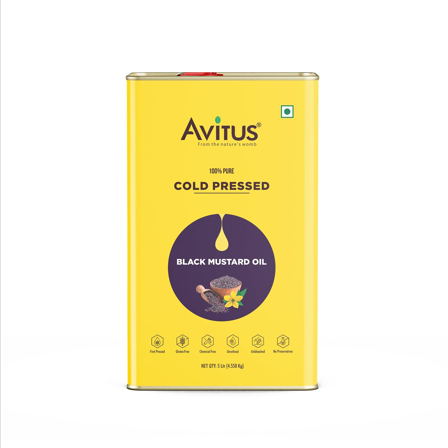 AVITUS Black Mustard Oil I Cold Pressed Sarso Oil I Natural ...