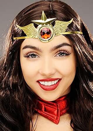 Struts Wonder Gold Superhero Tiara Headpiece : Amazon.co.uk: Toys & Games