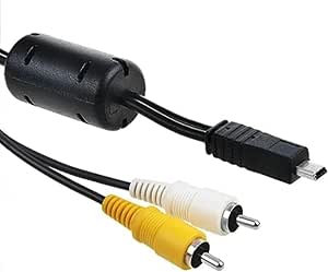 Amazon.com: Marg AV A/V TV-Out Video Cable Lead for Nikon Coolpix ...